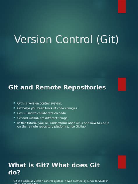 Git Presentation Pdf