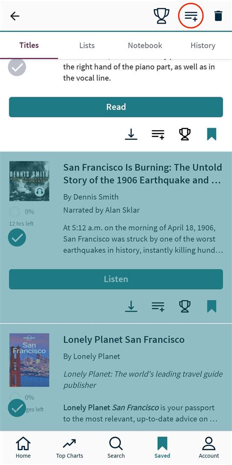 Creating And Managing Lists Scribd Help Center