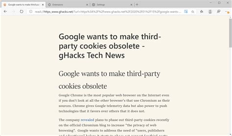 10 Tips To Get Started With The New Chromium Based Microsoft Edge Browser Ghacks Tech News