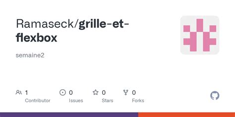 Github Ramaseckgrille Et Flexbox Semaine2