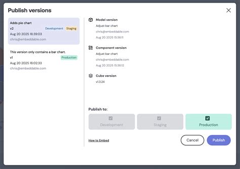 Build Your First Embeddable Embeddable Documentation