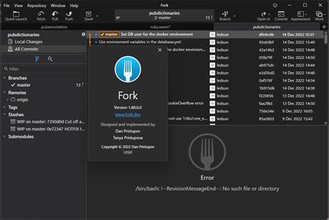error message in commit field · issue 1727 · fork dev trackerwin · github
