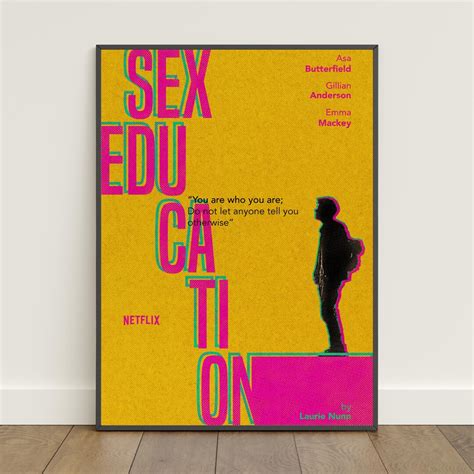 Sex Education Poster Retro Print Wall Art Kraft Paper Print