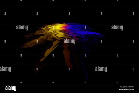 3d Graphics Background Light Pattern Color Design Geometry Lines Circles Light Stock