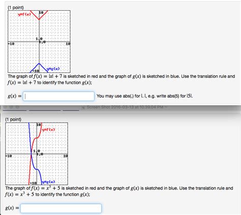 solved the graph of f x x 7 is sketched in red and the