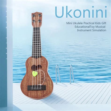 휴대용 어린이 선물 실용 콘서트 초급 축제 미니 우쿨렐레 악기 유치원 교육 장난감 파티 재생 Aliexpress