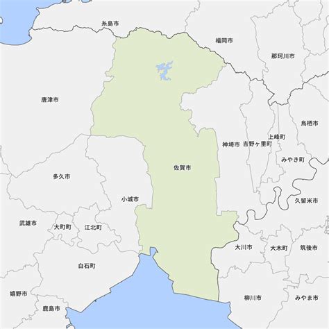 佐賀県佐賀市の地図 Map It マップ・イット