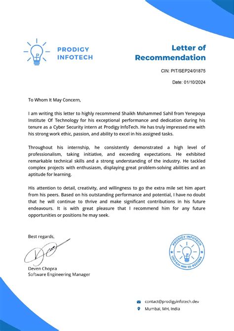 Prodigyinfotech Cybersecurity Internship Professionaldevelopment Careergrowth Shaikh