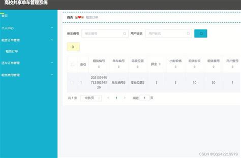 校园高校共享单车管理系统nodejsvueexpress Csdn博客