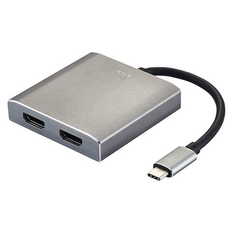 Klik Usb C To Dual Hdmi Adapter Kchd Ad Mwave