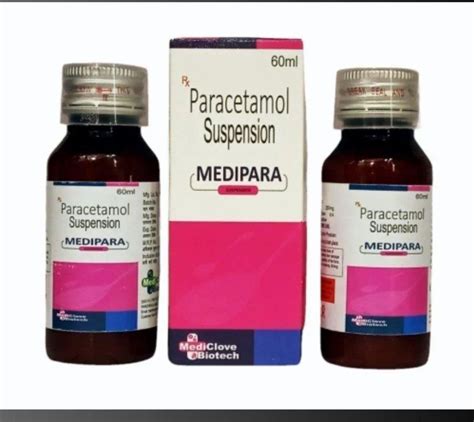 Paracetamol Liquid At ₹ 250bottle Paracetamol Suspension In