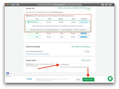 create a mongo database cluster in minutes with mongo atlas cloud