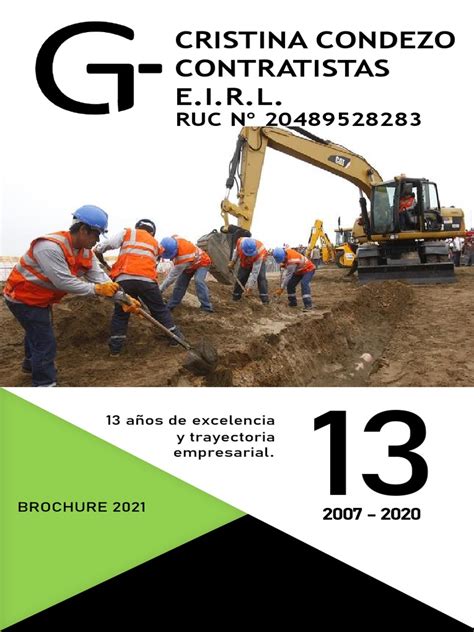 Brochure 2021 C C Contratistas Eirl Pdf