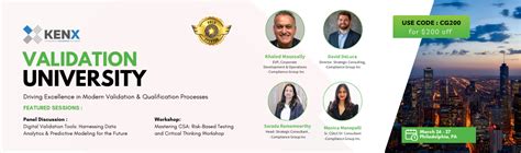 Kenx Validation University 2025 Philadelphia Ca