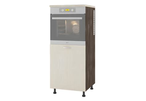 Колонен кухненски шкаф за вграждане на фурна с една врата D51 Мебели Вега