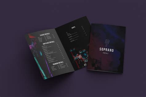 Bar Menu Design Behance