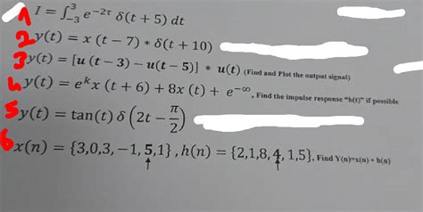 Solved Signal And System Please Can You Solve It Step By Chegg Com