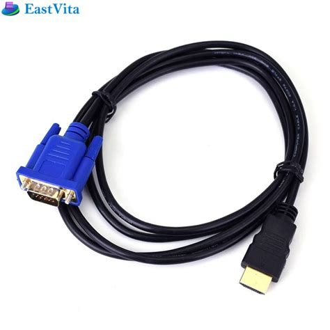Buy Eastvita 18m Hdmi To Vga Cable Hd 1080p Hdmi Male
