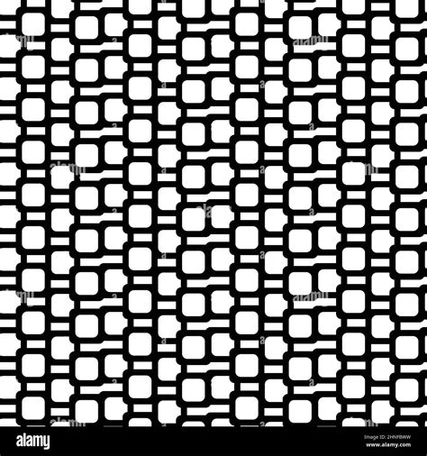 Abstract Geometric Black And White Seamless Pattern For Web Page Textures Card Poster Fabric