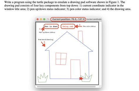 Write A Program Using The Turtle Package To Emulate A
