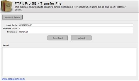 Cns Plug Ins Transfer File Server Edition