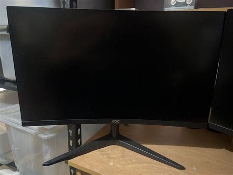 AOC Dual Monitor 24 Inch Curved 1500R Full HD C24B1H Computers Tech Parts Accessories