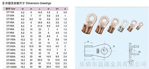 铜鼻子规格 铜鼻子规格型号及图片 铜鼻子 第8页 大山谷图库