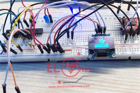 Interacting With An Oled Display Via An I2c Bus System Diy Project