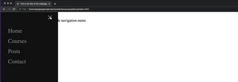 Navbar Html Css Javascript Sidebar Menu 4 Variants