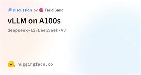 Deepseek Ai DeepSeek V VLLM On A S