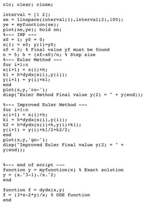 Solved 1 Given The Initial Value Problem Ivp