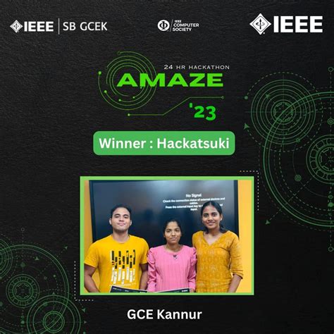 Ieee Sb Gcek On Linkedin Ieee Sb Gcek Celebrated The Success Of Amaze