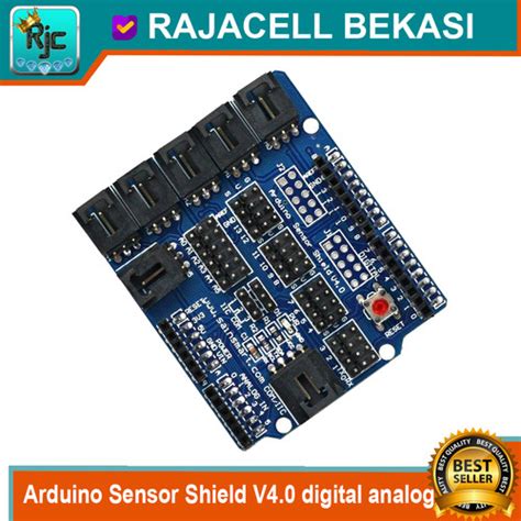 Jual Arduino Sensor Shield V40 Digital Analog Module For Arduino Uno