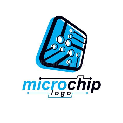 Futuristic Cybernetic Scheme Vector Motherboard Digital Element Square Circuit Board