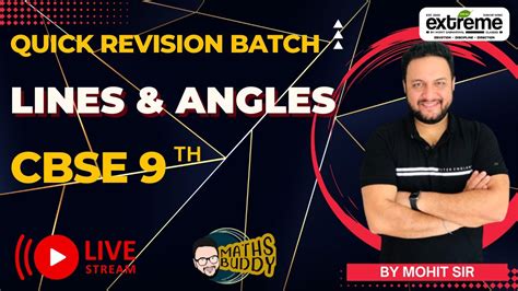 Lines And Angles Part 2 By Mohit Sir Cbse 9th Youtube