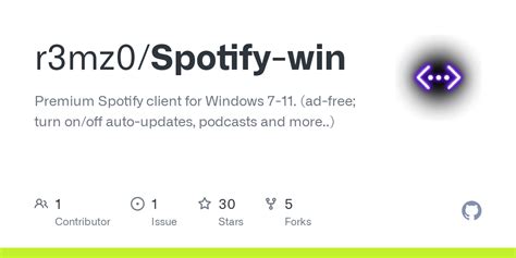 Spotify Win Readme Md At Main · R3mz0 Spotify Win · Github