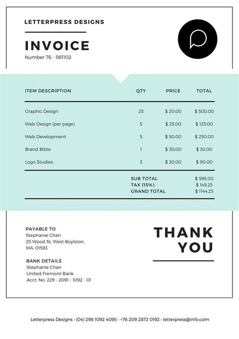 Free Online Invoice Maker Design A Custom Invoice In Canva For Make Your Own Invoice Template