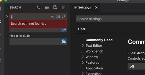Search In Open Editors Triggers Errors When Done Without Files Issue Microsoft