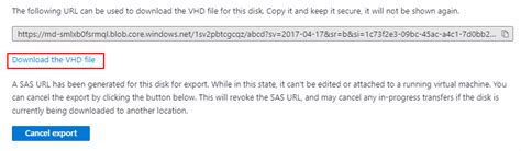 Download A Linux Vhd From Azure Azure Virtual Machines Microsoft Learn