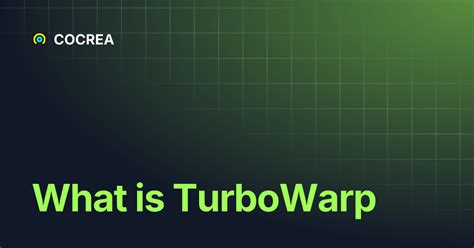 what is turbowarp cocrea