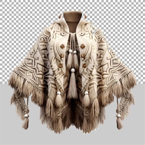 Premium Psd Woman Woolen Coat On Transparent Background Ai Generated