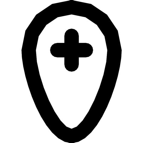 Pin Rounded Plus Vector Svg Icon Svg Repo