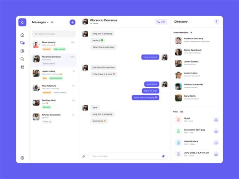 Desktop Chat Application Concept Freebie By Asaad Mahmood On Dribbble