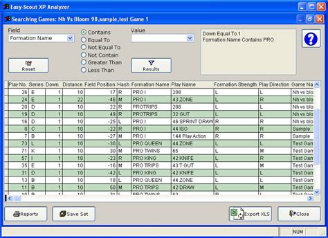 Help Using The Analyzer Grid