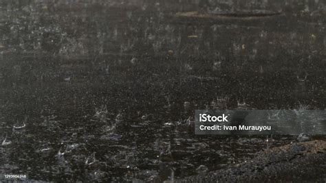 부드러운 비와 물 방울 지상에 비는 물방울 의 형태로 액체입니다 추상적 배경입니다 텍스트 공간입니다 0명에 대한 스톡 사진 및 기타 이미지 Istock