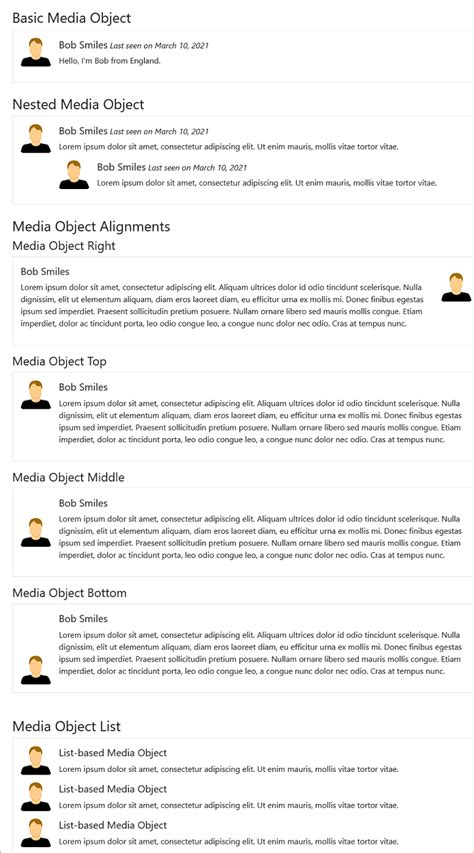 Bootstrap Images Figures Media Objects And Embeds