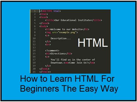 How To Learn Html