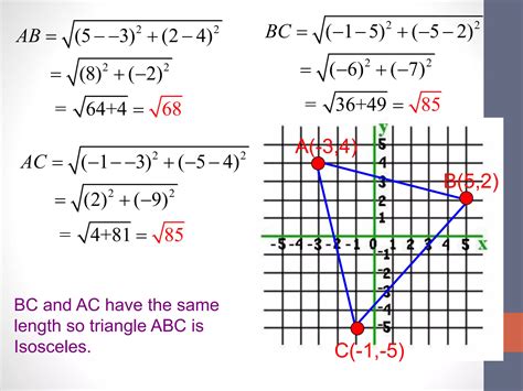 Distanceandmidpointformulaspowerpointpptx Physics Science