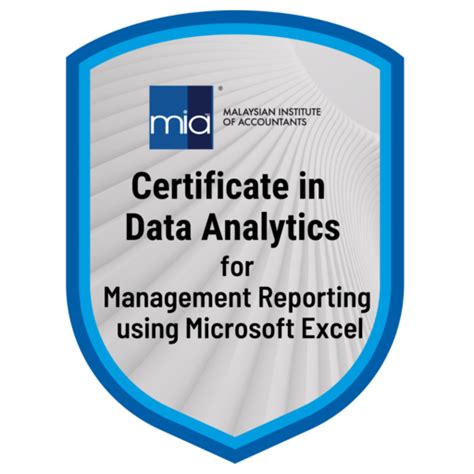 Certificate In Data Analytics For Management Reporting Using Microsoft Excel Credly Certificate In Data Analytics For Management Reporting Using Microsoft Excel Credly