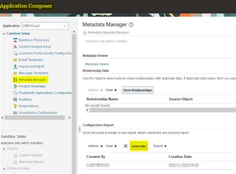 How To Find Base Tables Related To Application Composer Custom Pages In